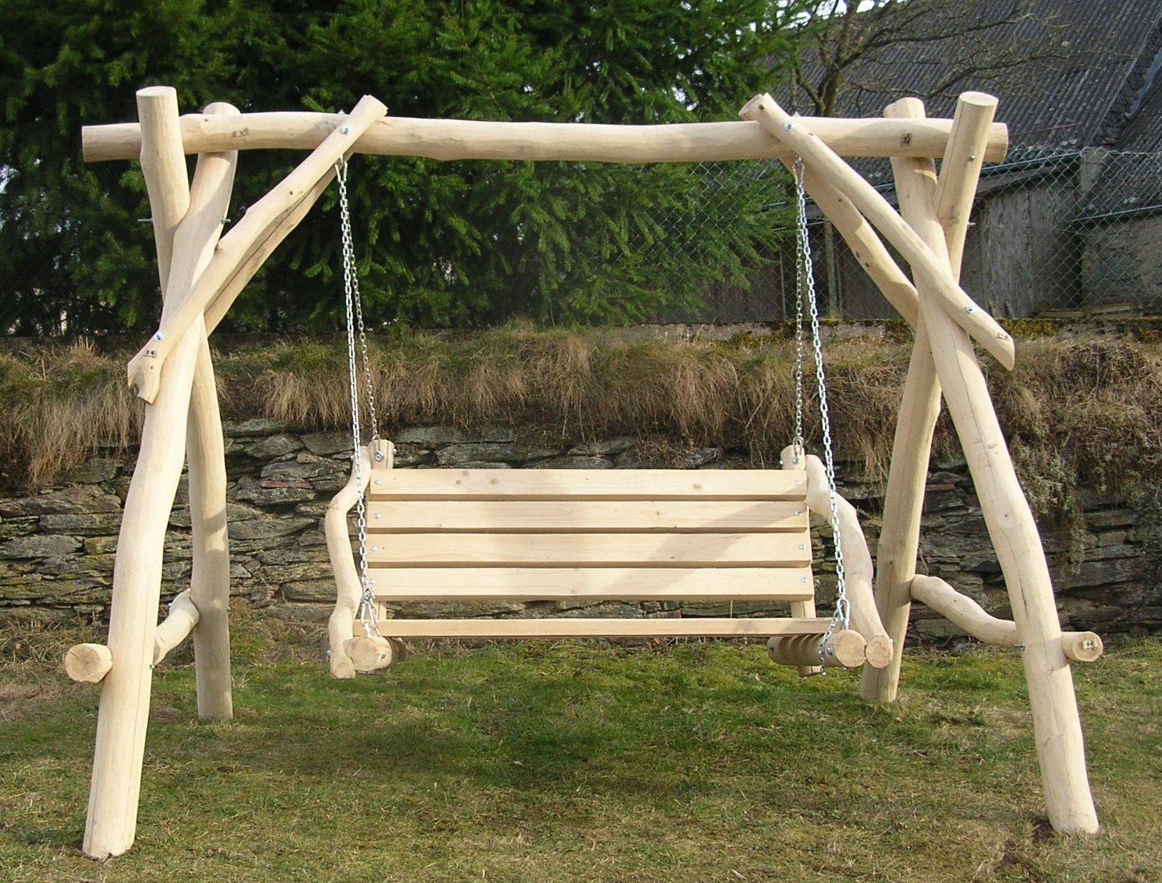 Schaukel Garten Holz
